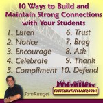 10 Ways to Build and Maintain Strong Connections with Your Students ...